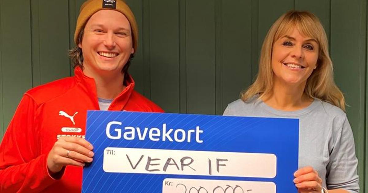 Vear IF får 200 000 - Sparebankstiftelsen Nøtterøy - Tønsberg